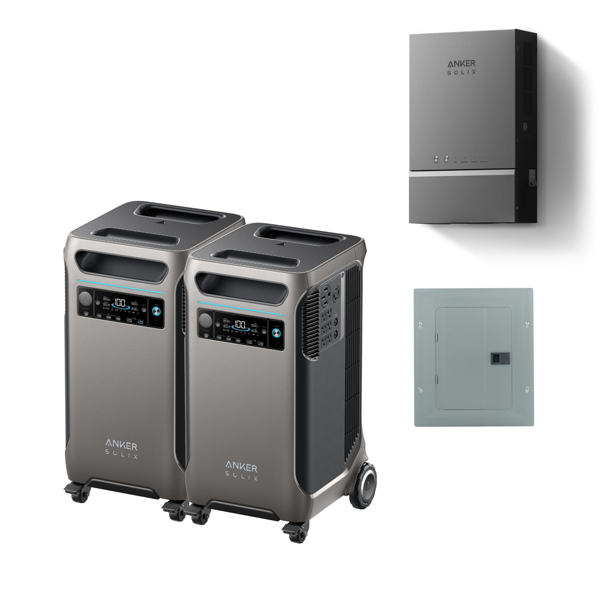 Anker SOLIX F3800x2+ Home Power Panel + Subpanel Bundle Set – Automaxx