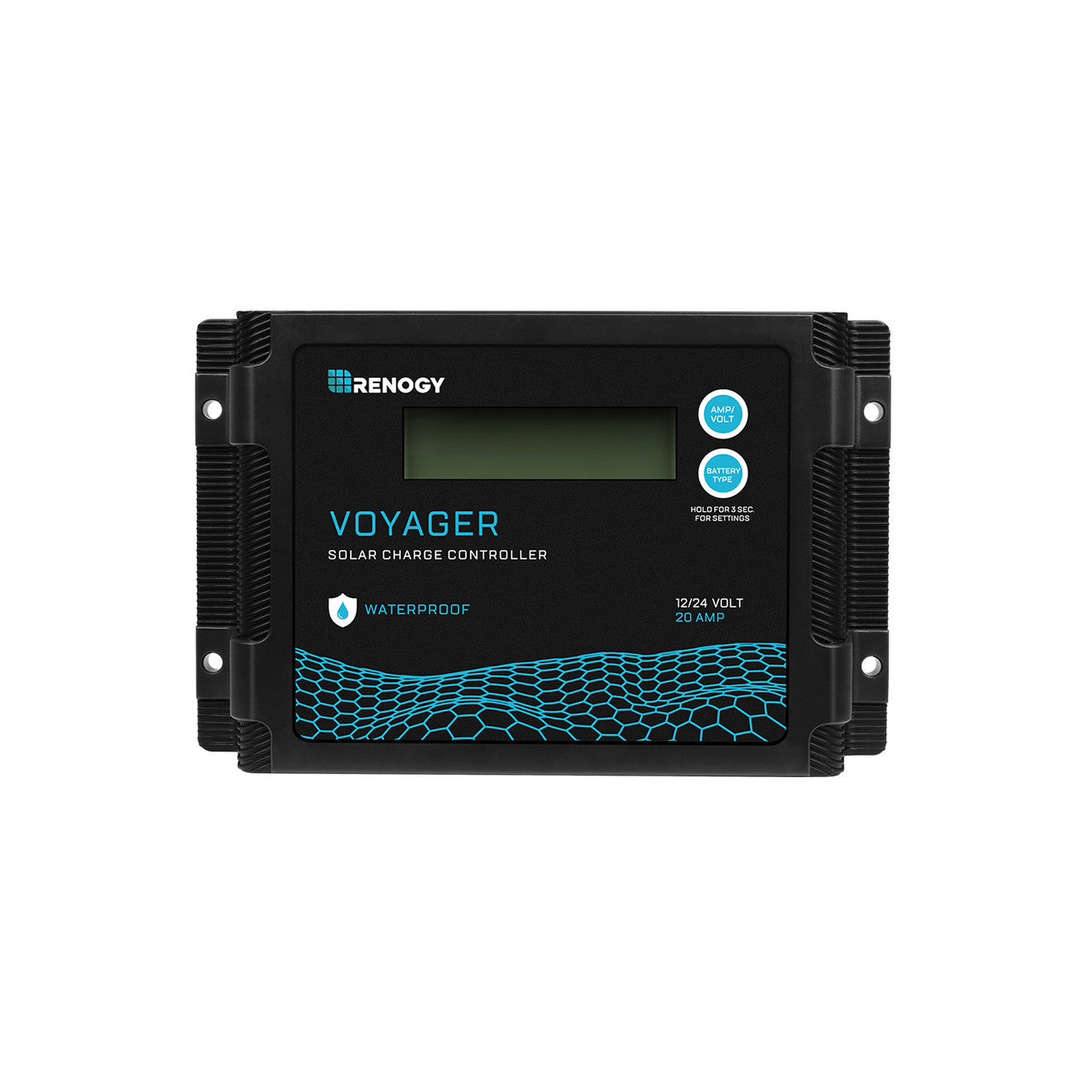 Renogy New Edition Voyager 20A PWM Waterproof Solar Charge Controller ...